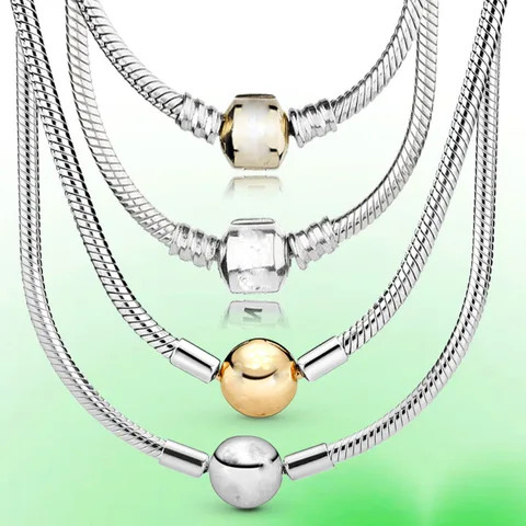 Buy Classic Dora Snake Bone Necklace Gold Rose Gold Silver Three Color ...