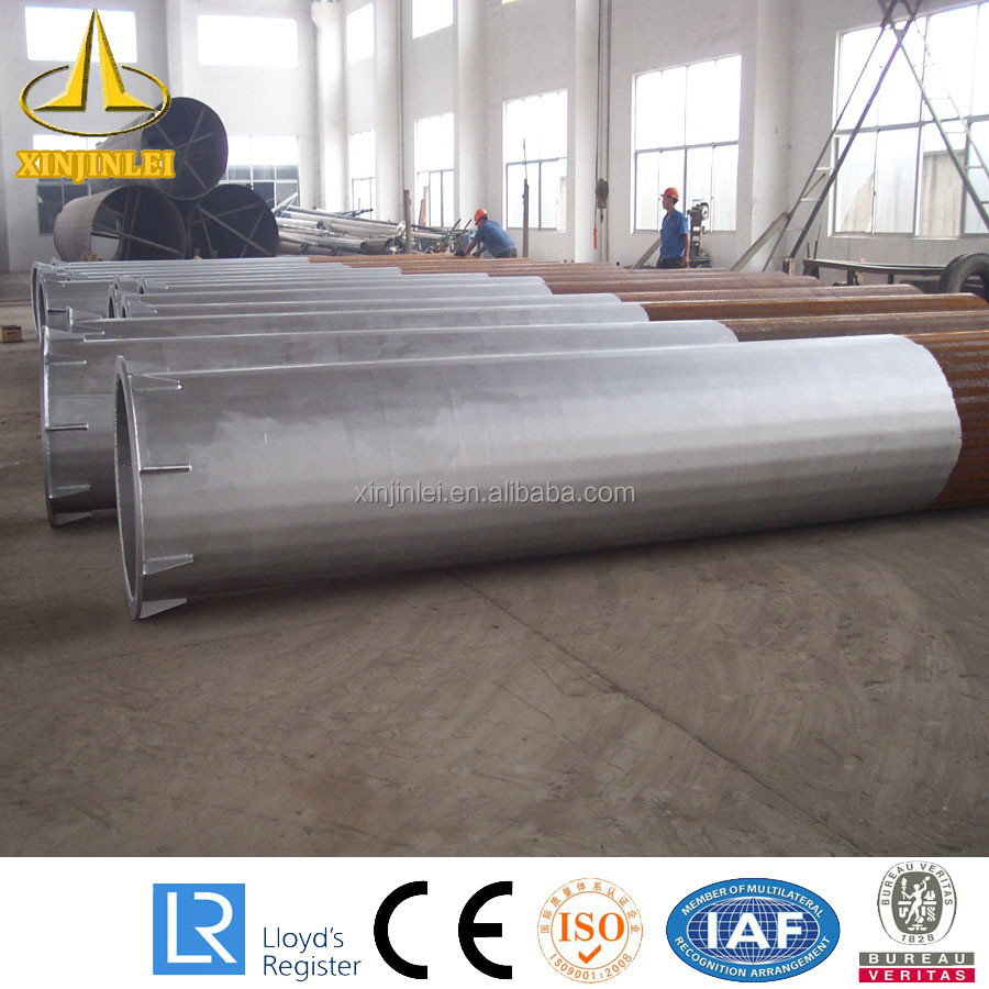 Buy Conical Tubular Galvanized Electrical Steel Pole from Jiangsu ...