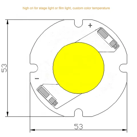 Buy Custom Cob Led 35 Vdc120/140 Lens Daylighting Copper Base 100w Cob ...