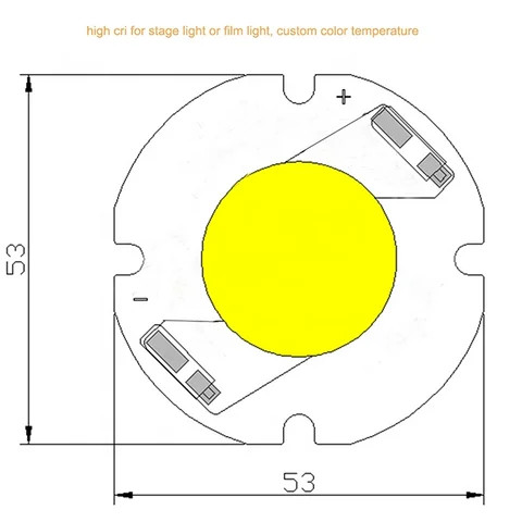 Buy Custom Cob Led 35 Vdc120/140 Lens Daylighting Copper Base 100w Cob ...