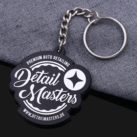 Buy Custom Design Pvc Letter Key Chain Ring Soft 2d Rubber Pvc Key ...