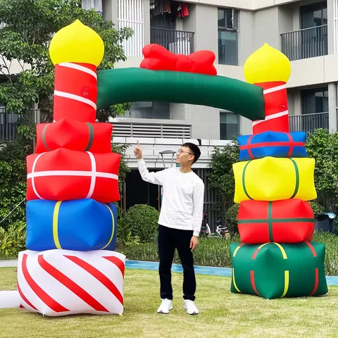 Buy Custom Inflatable Christmas Arch Outdoor Festival Advertising ...