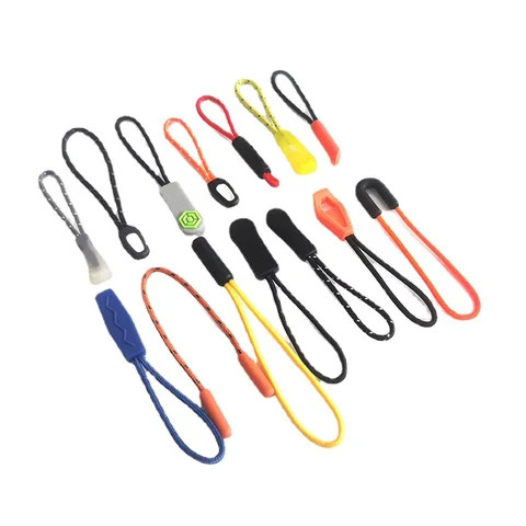 Buy Custom Zipper Puller Rope Rubber Zip Strings Zipper Pulls Zipper ...