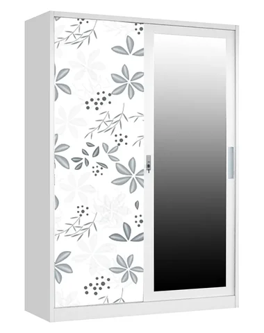 Buy Customized New Design Almirah Wardrobe Flower Printing Design Large ...