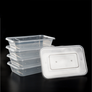 Buy Disposable Plastic Fast Food Box Transparent Packaging Box ...