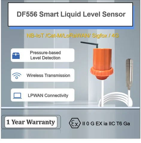 Buy Explosion Proof Pressure Water Level Sensor Wireless For Fuel Tank ...