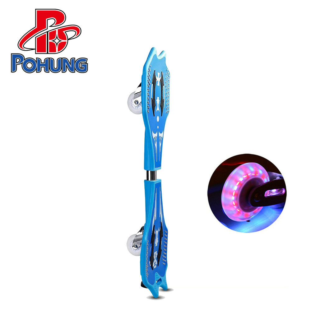 Buy Fashion Custom Waveboard Street Surfing Skateboard Flashing Wheels ...