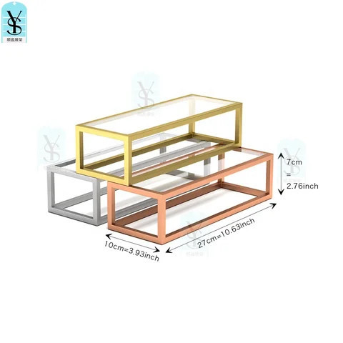 Buy High End Stainless Steel Retail Shoe Display Riser Silver Golden ...
