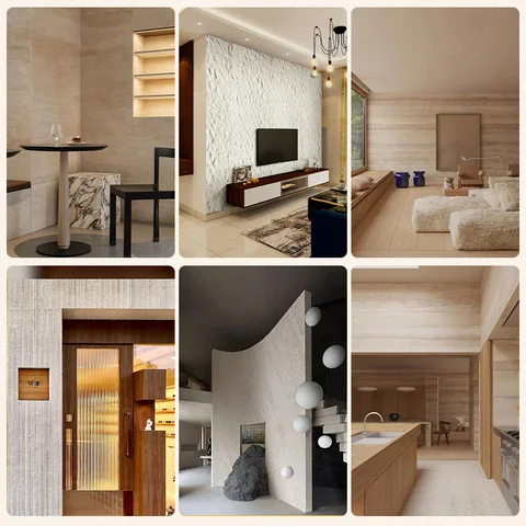 Buy High Quality Weaving Texture Stone Flexible Tiles Wall Panel Mcm ...