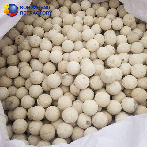Buy High Temperature Resistance 65% Alumina Ceramic Fire Balls Heat ...