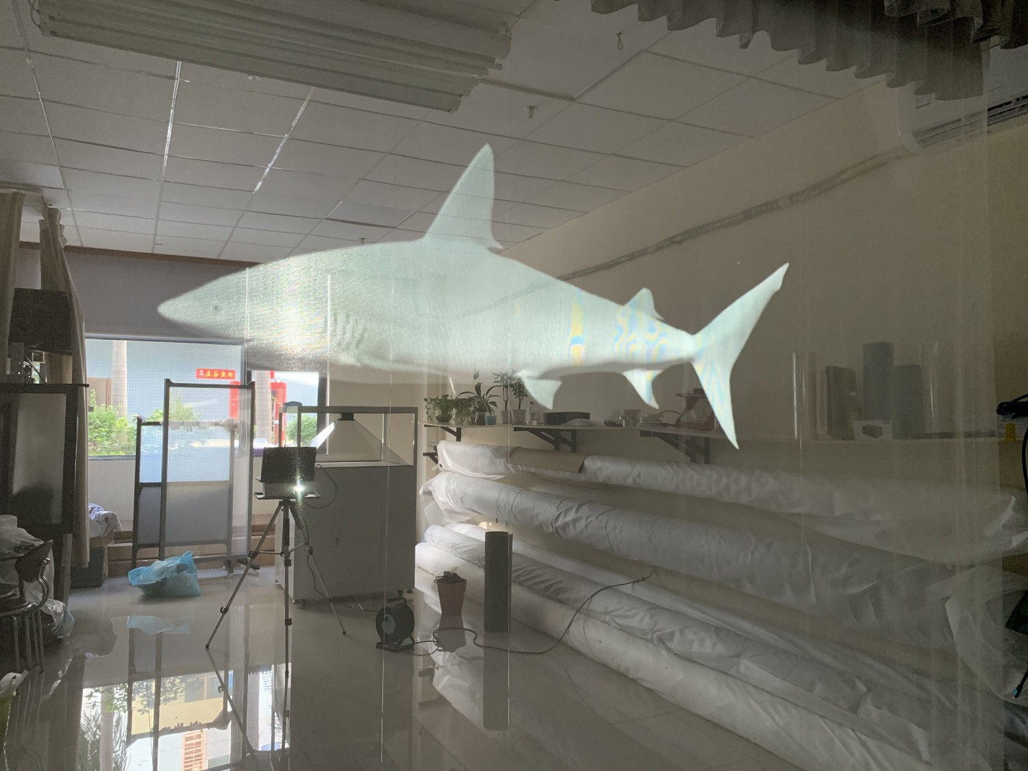 Buy Highly Transparent Holographic Projection Screen Material Holo ...