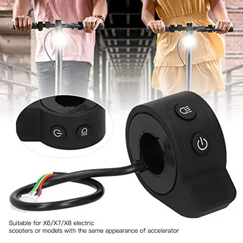 Buy Hx Electric Scooter Replacement Abs Scooter Integrated Switch Thumb ...