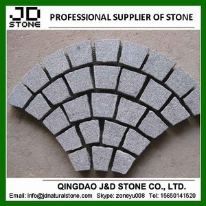 Buy Interlock Cobblestone/ Paving Stone/ Fan Pattern Paver from Qingdao ...