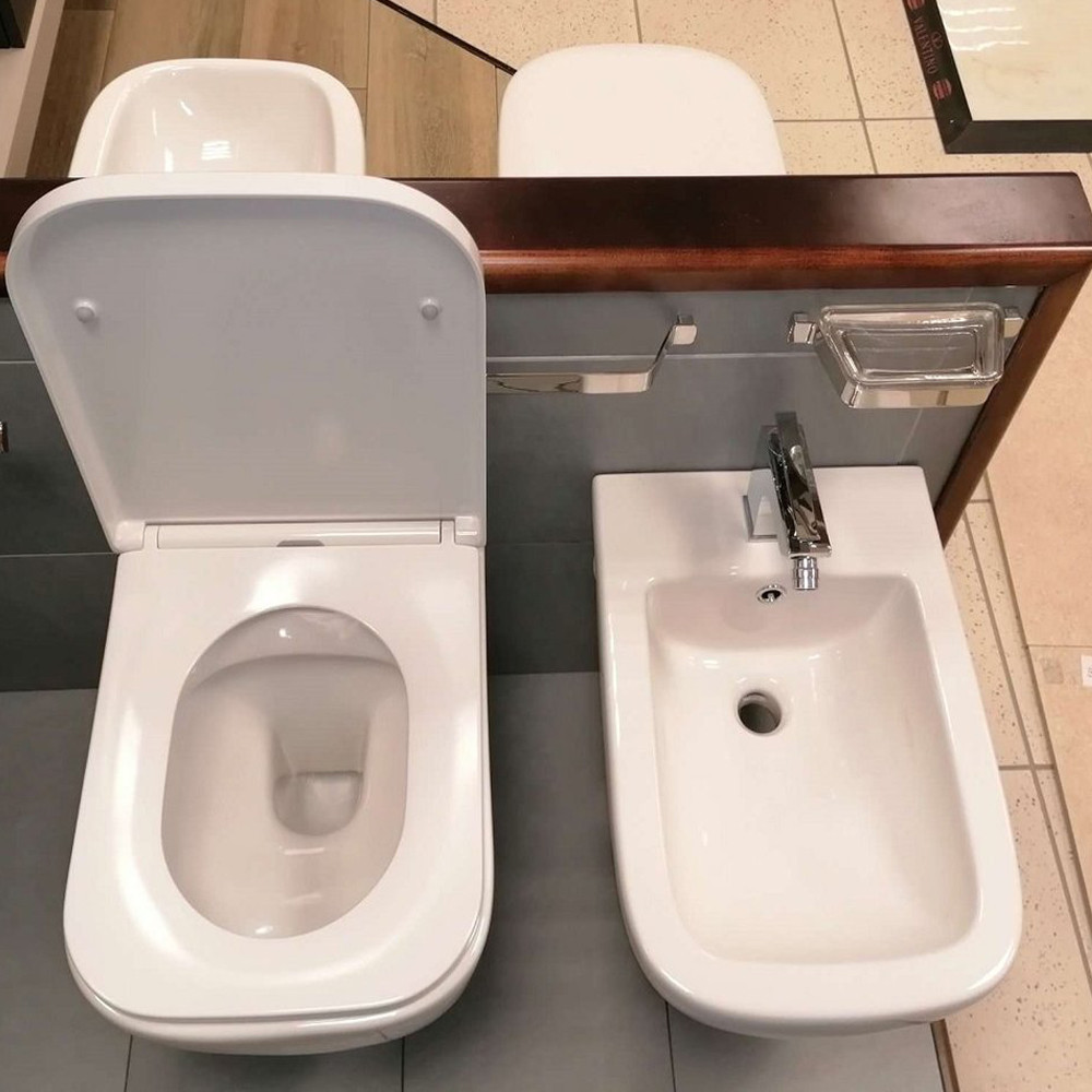 Buy Italy Wall Hung Vaso Toilet Bidet Suite Minimal Room Toilet Squat ...