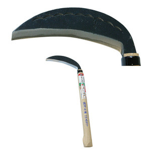 Buy Japanese Long Wooden Handle Sickle Farm Garden Hand Tool Blade from ...
