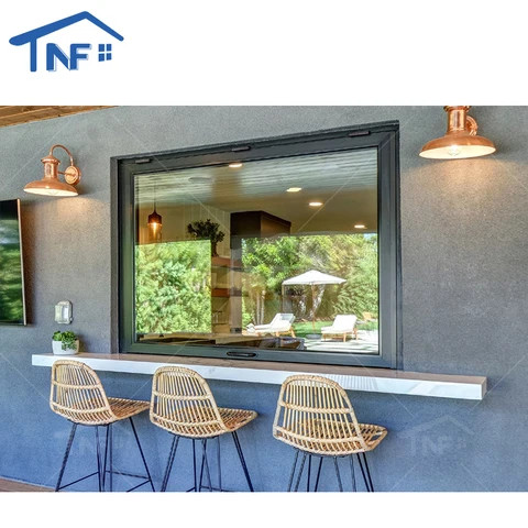 Buy Latest American Design Gas Strut Pass Through Kitchen Bar Windows ...