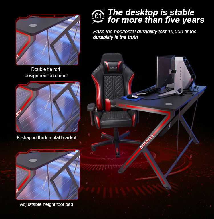 Buy Latest Design Home Office Internet Cafe Corner Mdf Computer Table ...