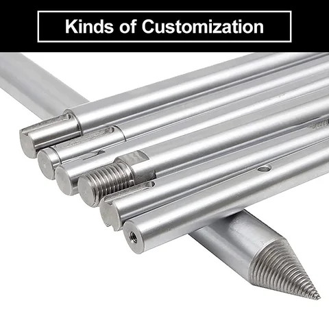 Buy Linear Shaft S45c/suj2/sus440 Hard Chrome Plated Rod With G6 ...