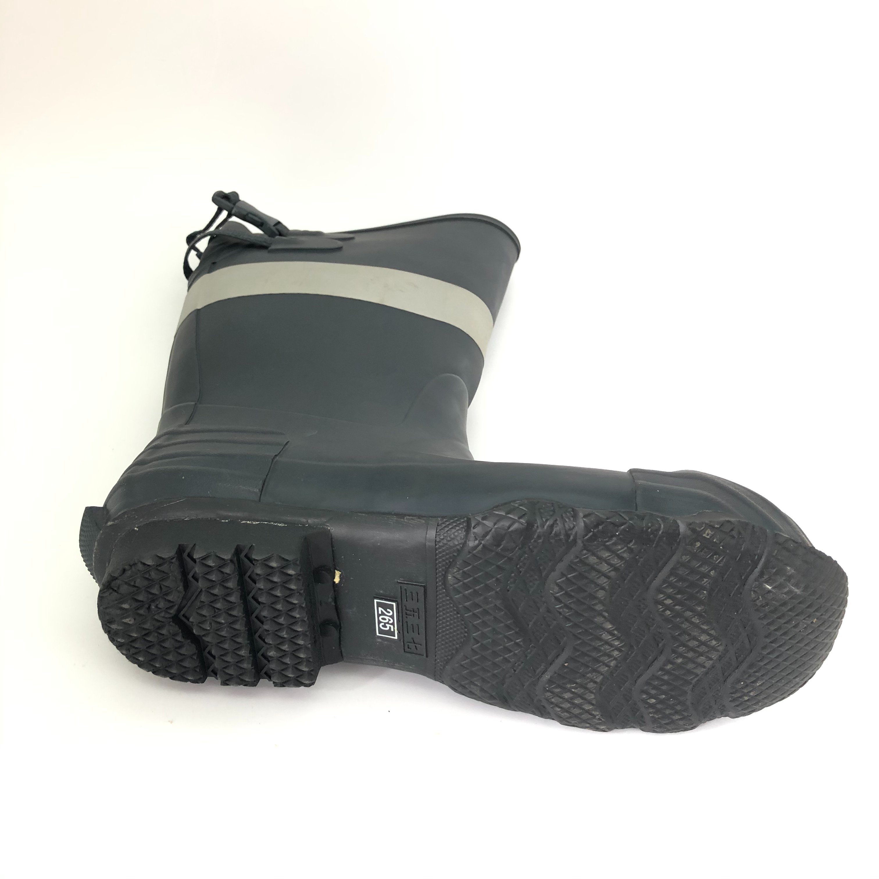 Buy Men Outdoor Reflective Hand-made Vulcanized Rubber Rain Boots For ...