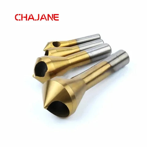 Buy Metal Cutting Drill Titanium Coated Countersink Deburring Tool ...