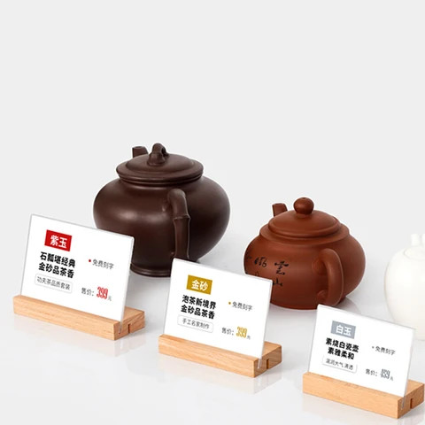 Buy Mini Desktop Acrylic Table Stand Customizable Roll Pull Banner ...