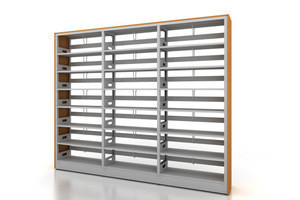 Buy Modern Metal Library Shelves Furniture For School from Dongguan ...