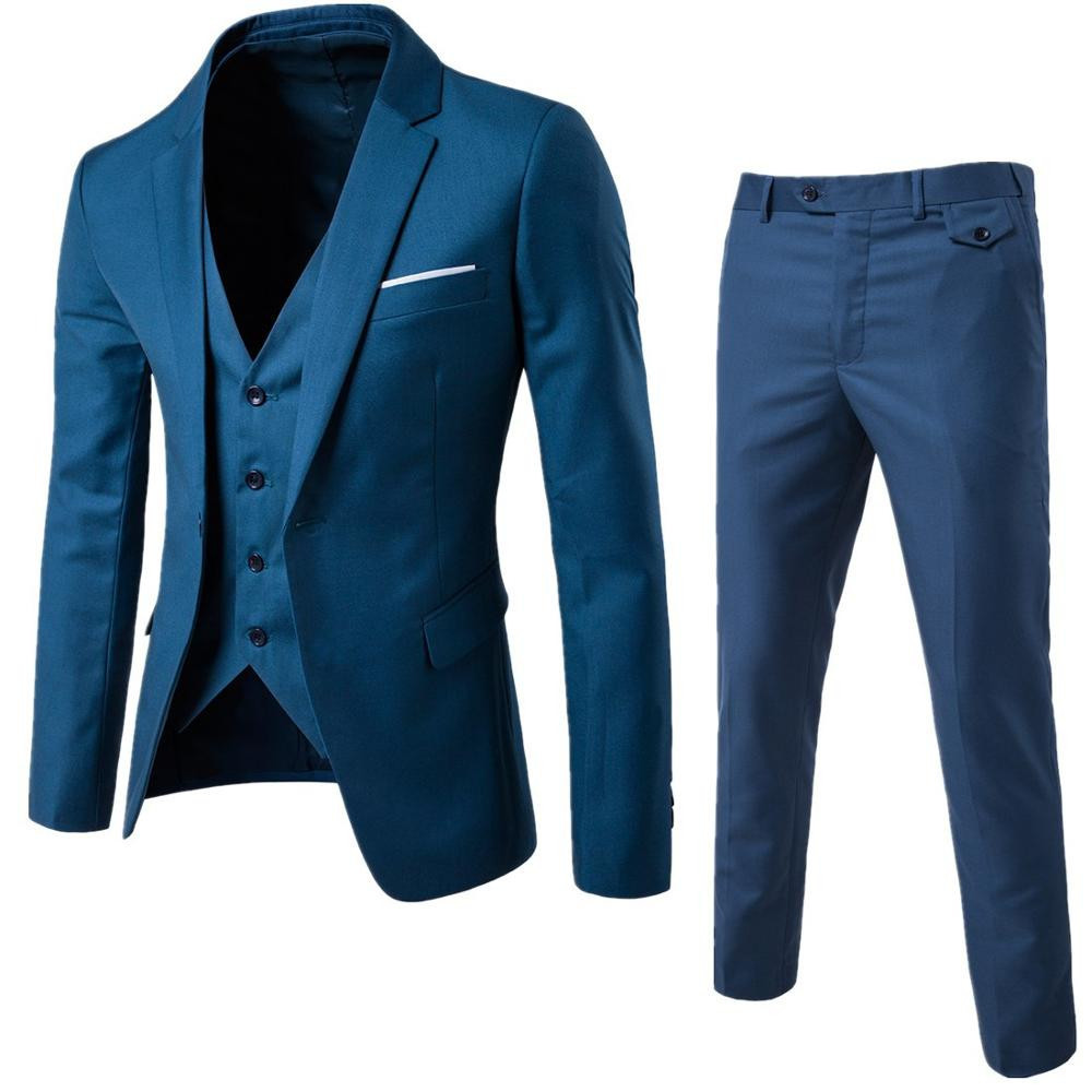 Buy Morili High Quality 2020 Men's Made To Measure Suit Man 3 Pieces ...