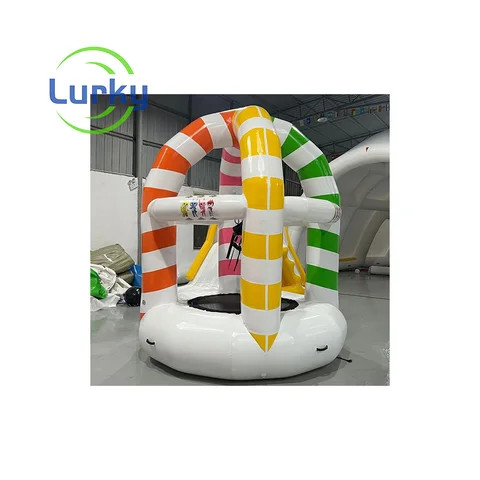Buy New Design Inflatable Bungee Jumping Bed Customized Commercial ...