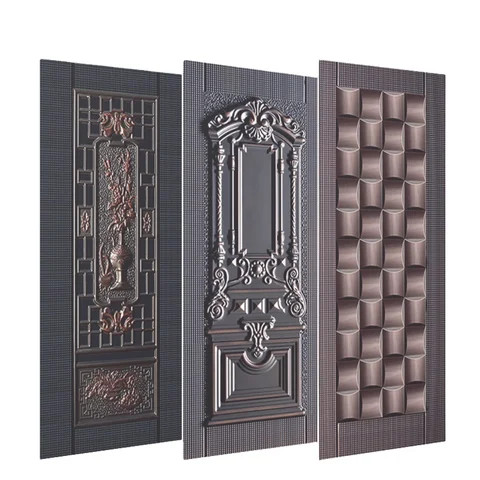 Buy New Design Metal Door Steel Stamped Door Sheet Metal Iron Door ...
