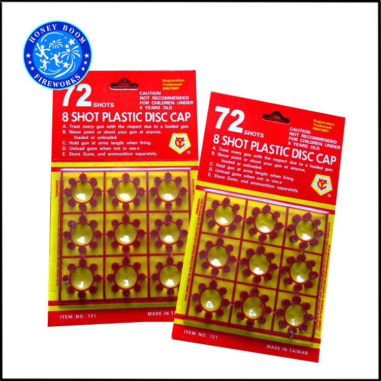 Buy Novelty Fireworks 121 Cowboy Cap Plastic 8 Shot Ring Caps For Gun ...