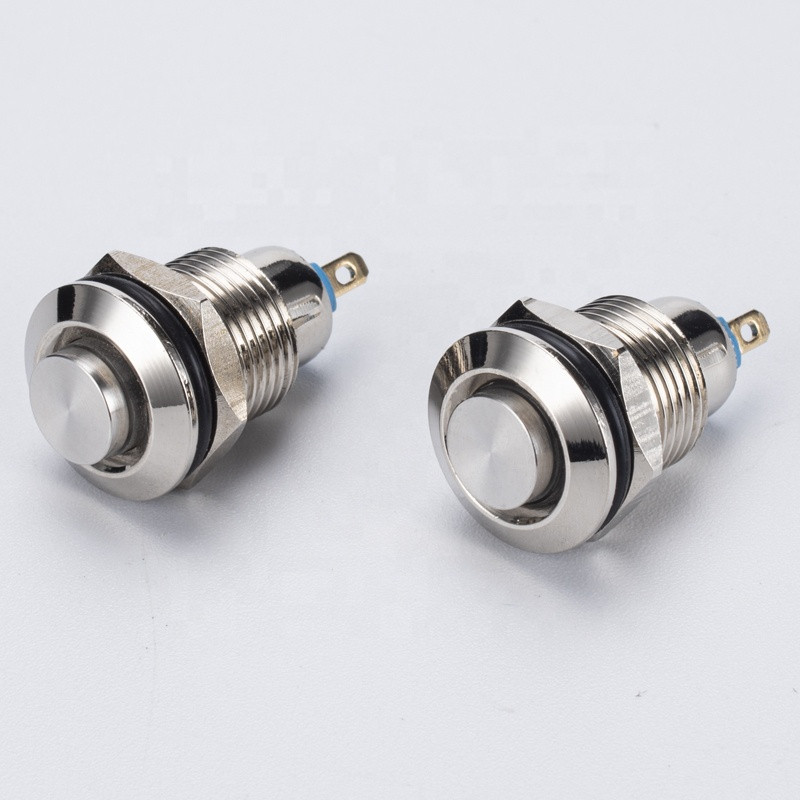 Buy Oabb 10mm Push Button Switch Waterproof Self Locking Ring Led Push ...