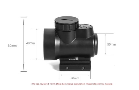 Buy Perdix Quality Red Dot Sight Adjustable Red Dot Scope 690g Recoil ...