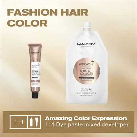 Buy Private Label The New Bright Hair Color Keratin Hair Color 100% ...