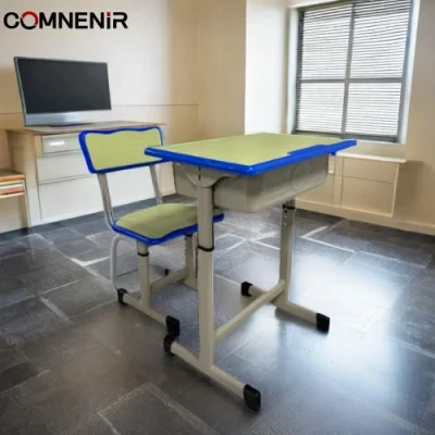 Buy School Classroom Primary Lecture Training Student Desk And Chair ...