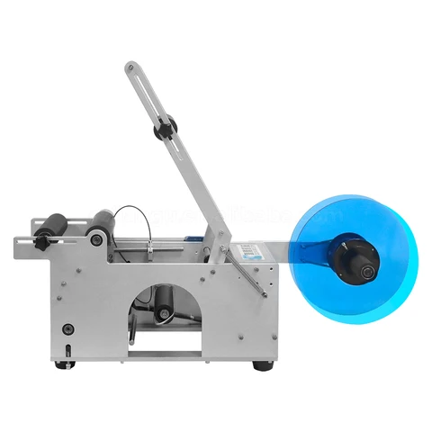 Buy Semi-automatic Round Bottle Labeling Machine Electric Rolling Round ...