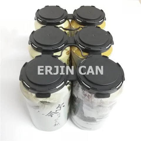 Buy Six Pack 12 Ounce Beer Can Holder Clip Handle Ring Carrier ...