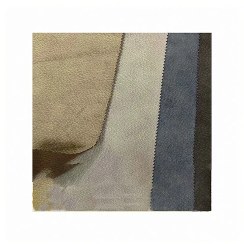 Buy 100% Soft Sueded Cotton Fabric Embossed Suede Fabric Suede Bonded ...