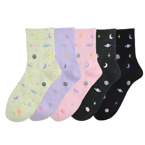 Buy Starry Sky Pattern Good Colorful Women Cotton Customized Retro ...
