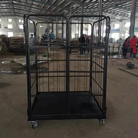 Buy Steel Electrostatic Spraycoating Container Logistics Trolley ...