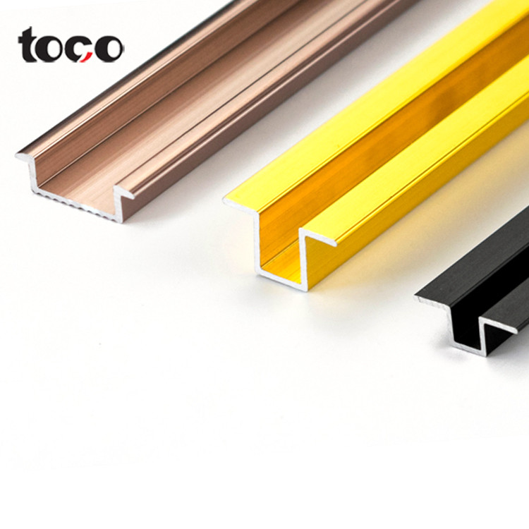 Buy Toco Profile U Shaped Sharp Metal Edge U Type Trim Pvc Seal Strip ...