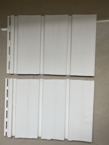 Buy Under Eaves Outdoor Plastic Tile Cladding Two-groove Pvc Wall ...