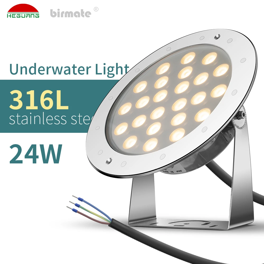 Buy Underwater Lights Dc24volt 24watts Ss316l Submersible Pond Light ...
