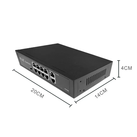 Buy Unmanaged Poe Switch 8 Port 8fe + 2 Ge Uplink Ap-1028ke from ...