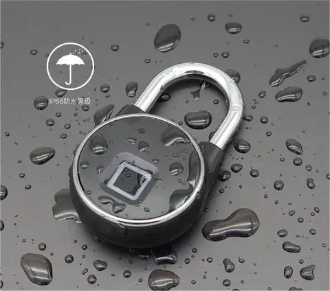 Buy Waterproof Finger Print Smart Fingerprint Padlocks With Fingerprint ...