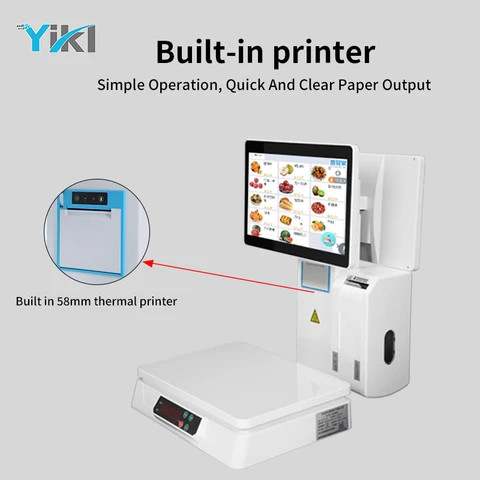 Buy Weight Integrated Scale Combines Barcode Machine And 58 Printer ...