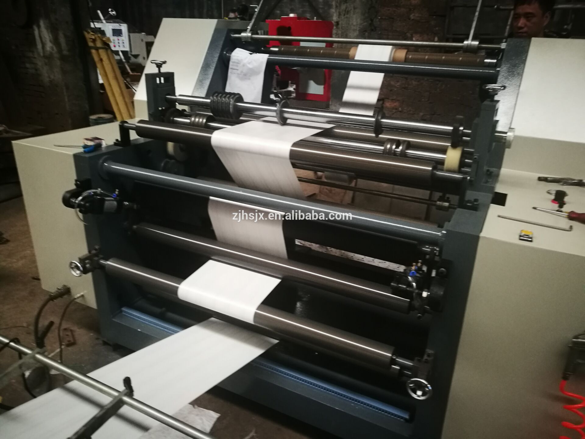 Buy Wfq-1300a Precision Slitting Coil Paper Roll To Roll Rewinder ...