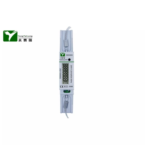 Buy Ytl Dds353 1000imp/kwh Din Rail 1p 1 Wire Electricity Meter Mid B+d Certified Dual Tariffs ...