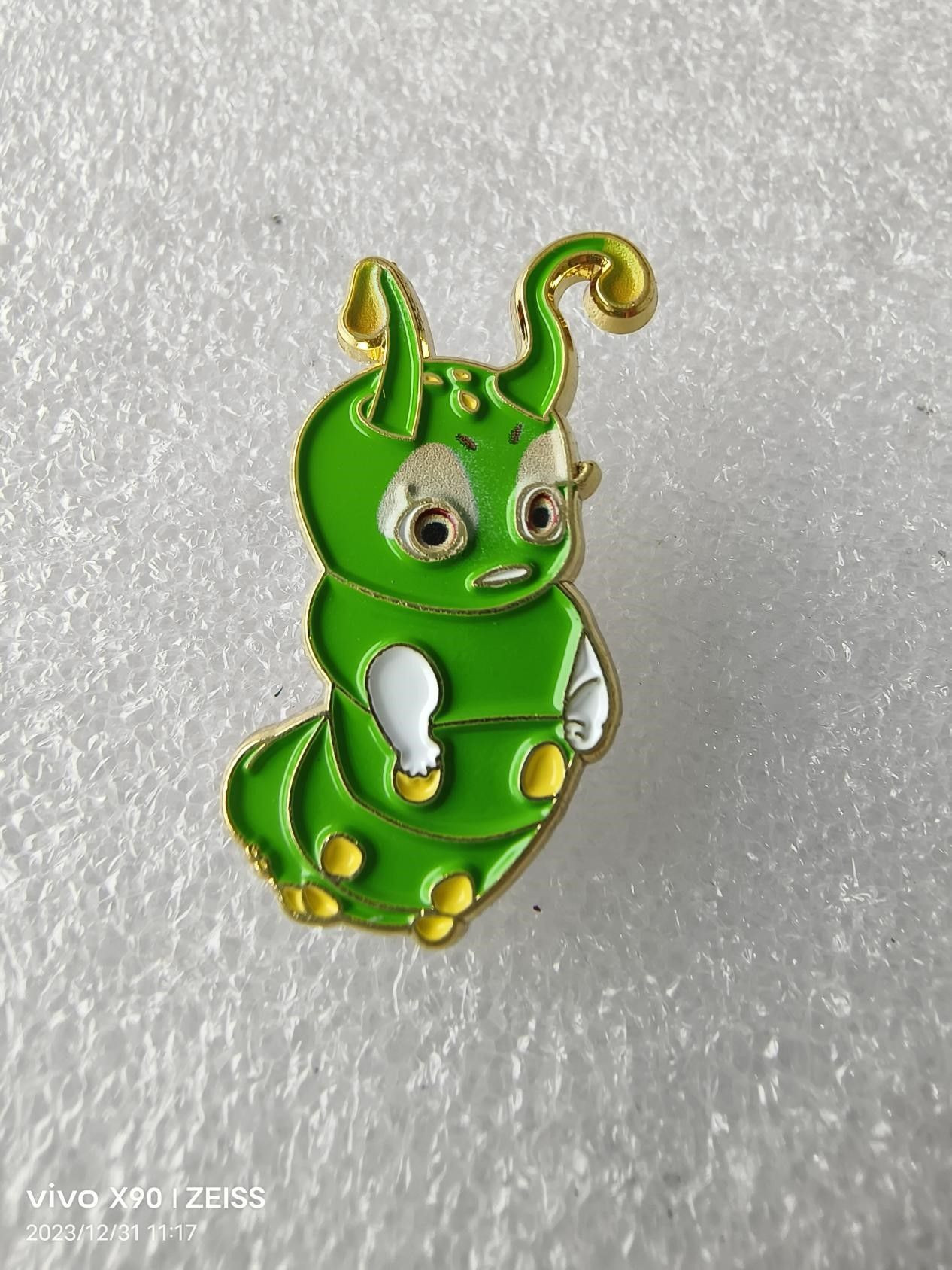 Buy Customizable Cartoon Caterpillar Badge 016a from Gongfu Arts and ...