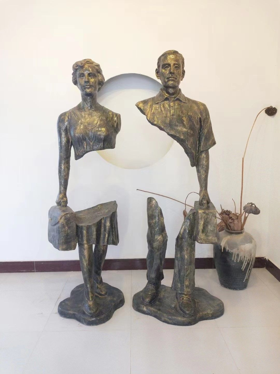Buy Top Character Cast Bronze Sculptures And Traveler Cast Bronze ...