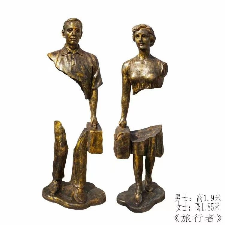 Buy Top Character Cast Bronze Sculptures And Traveler Cast Bronze ...